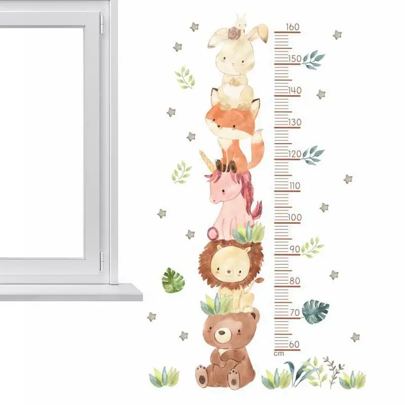Baby-Growth-Chart-Cute-Height-Measurement-Wall-Stickers-Forest-Animal ...