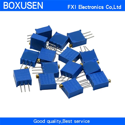 15valuesX1pcs-15pcs-100ohm-2Mohm-0-5w-3296-3296w-Variable-Resistors ...