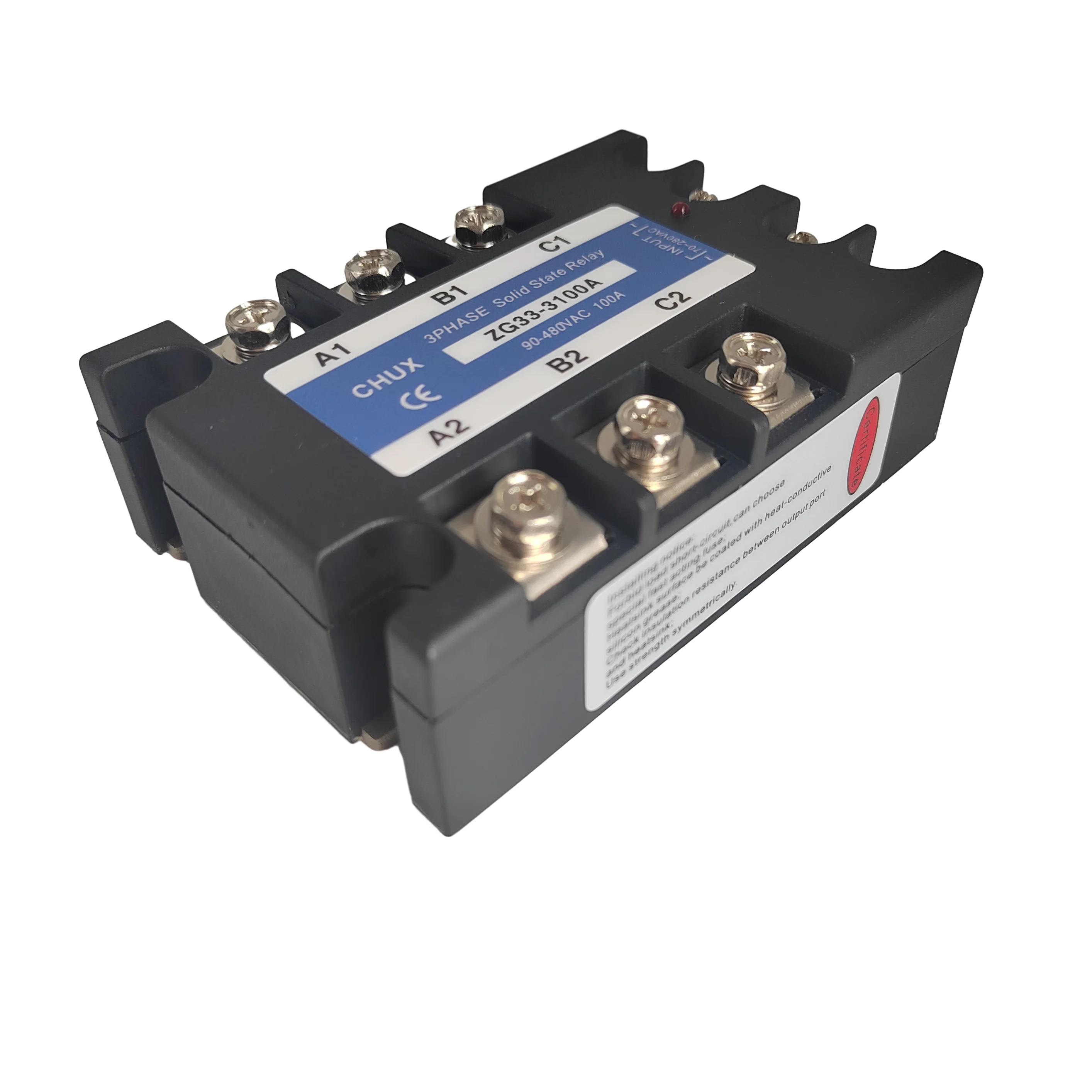 Solid State Relay 100a Ac Control Ac 70-280vac To 90-480v Ac Free ...