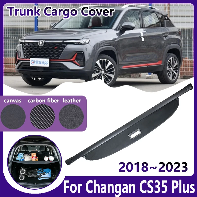 Trunk Cargo Cover for Changan CS35 Plus Accessories 2018~2023 Car Trunk ...