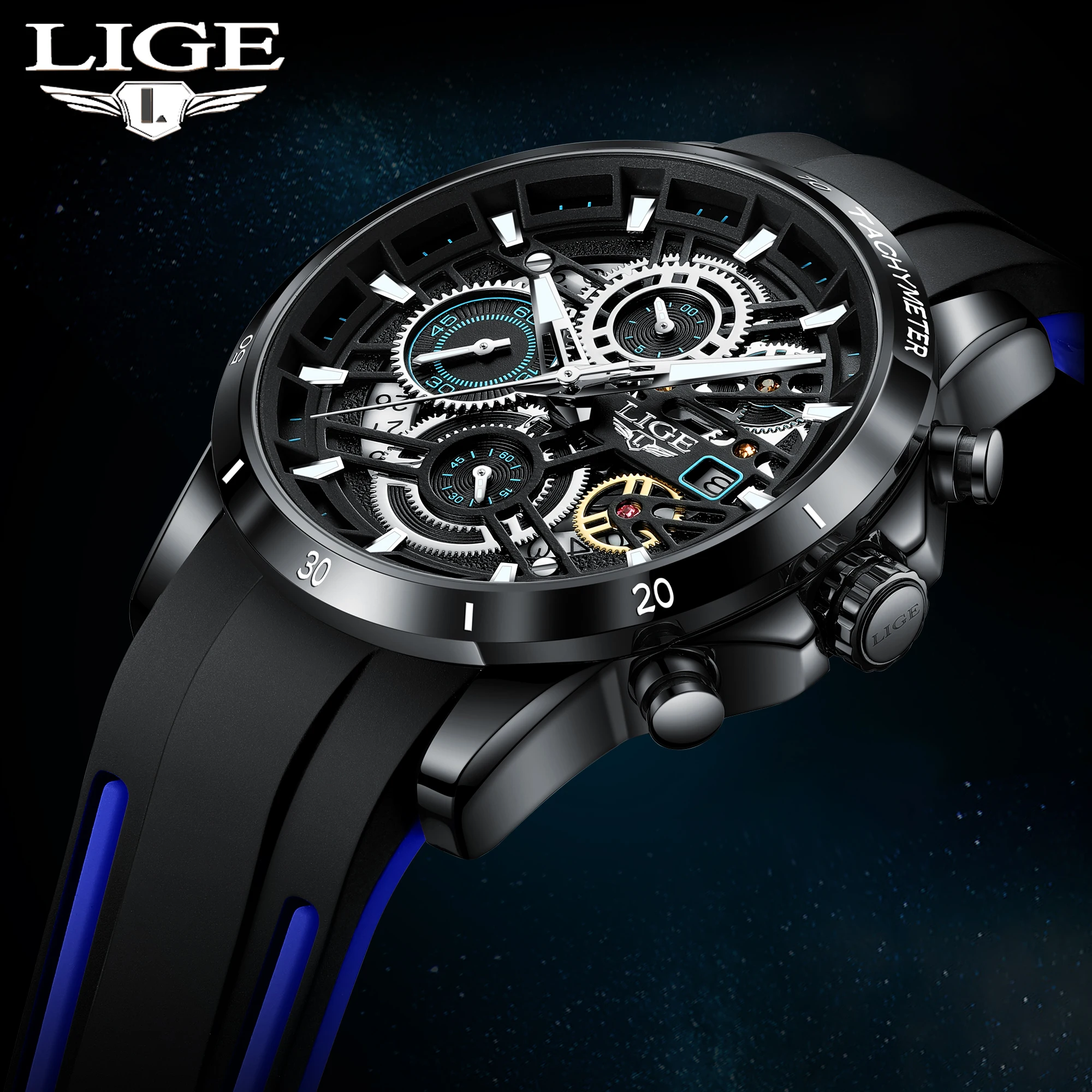 LIGE-Man-Watch-Fashion-Luxury-Silicone-Srap-Waterproof-Watches-for-Men ...