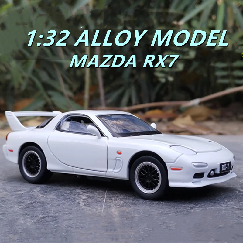 1:32 Mazda RX7 Alloy Sports Car Model Diecasts & Toy Vehicles Metal Car ...
