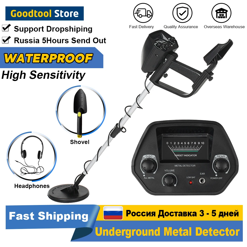 Underground-Metal-Detector-Wire-Iron-Gold-Finder-Treasure-Hunter-Metal ...