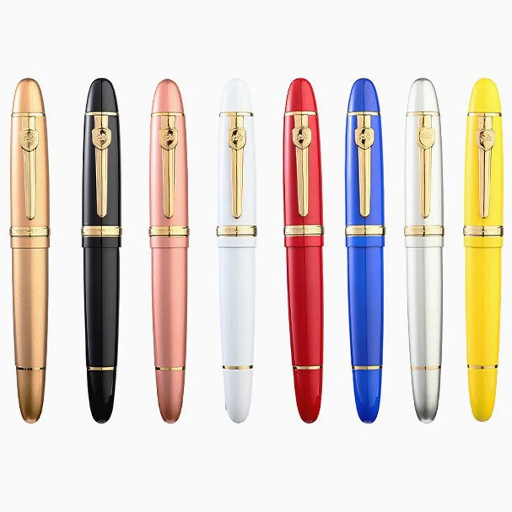 3PCS Jinhao 159 Luxury Metal Fountain Pen Set 0.7mm/1.0mm Big Nib and ...