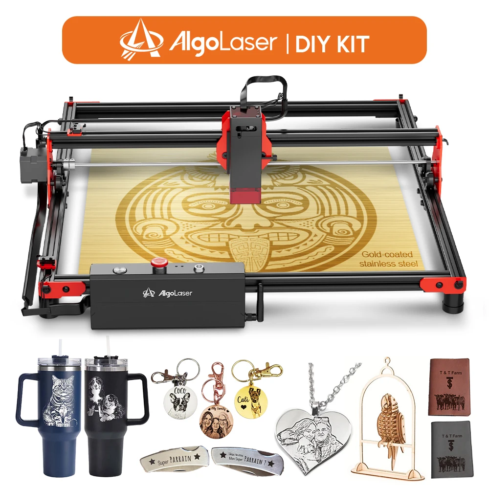 DIY-KIT-Metal-Laser-Engraving-Machine-Tools-32Bit-Phone-Connect-40-40cm ...