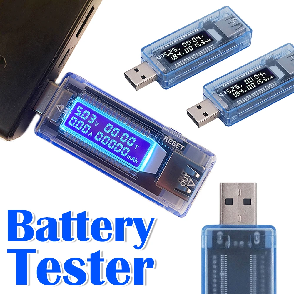 Portable-USB-Digita-lCurrent-Voltage-Capacity-Battery-Tester-Mobile ...