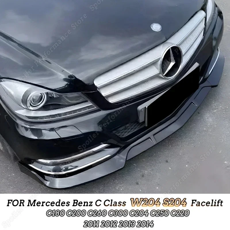 Mercedes-Benz-W204-S204-i-in-n-tampon-Spoiler-dudak-dif-z-r-Facelift ...