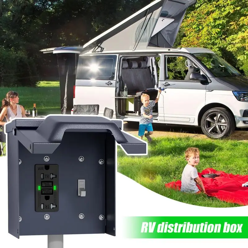 Stainless-Steel-20-Amp-RV-Socket-Waterproof-Breaker-Box-20A-RV ...