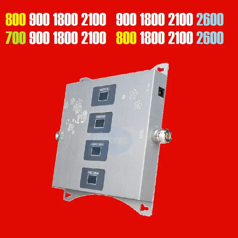 4g Mobile Signal Amplifier 4-band Lte Signal Booster Repeater Gsm 2g 3g ...
