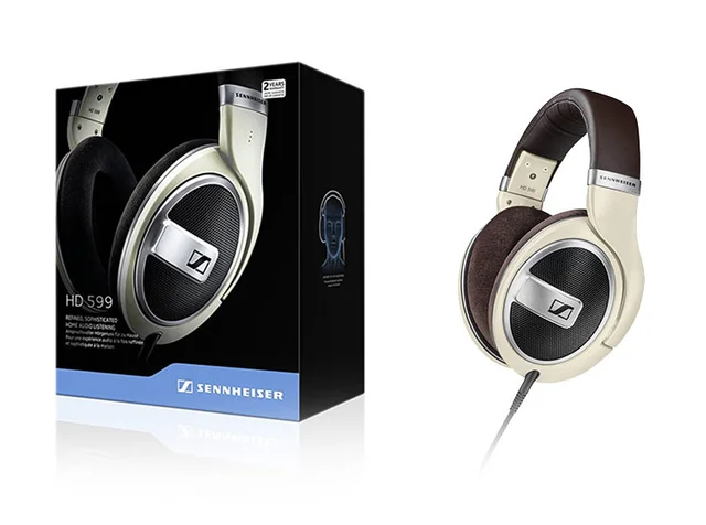 Original Sennheiser HD599 Open HIFI hi-fi music headphones Open-Back ...