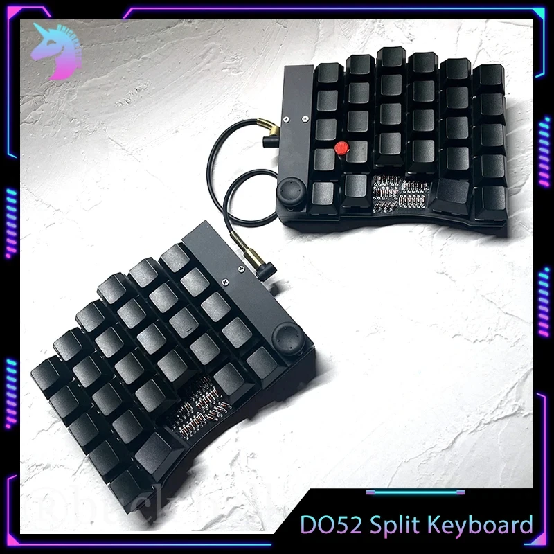 Do52-Split-Keyboard-Kit-Diy-Little-40-Red-Dot-Do52pro-Split-Keyboard ...