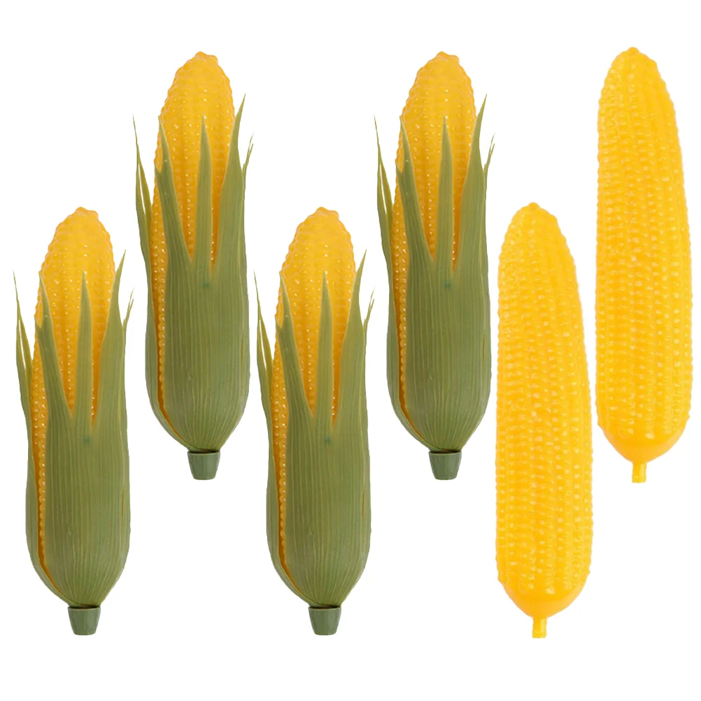 6-Pcs-Simulation-Corn-Fake-Decor-Artificial-Ornament-Restaurant-Display ...