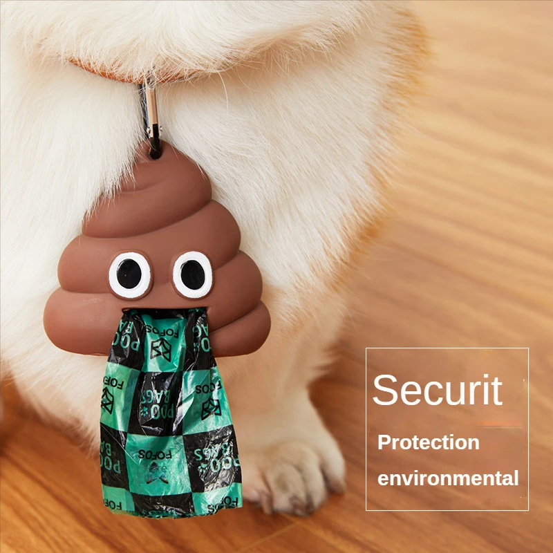 FOFOS recogedor portátil de goma para gatos y perros, bolsa para ...