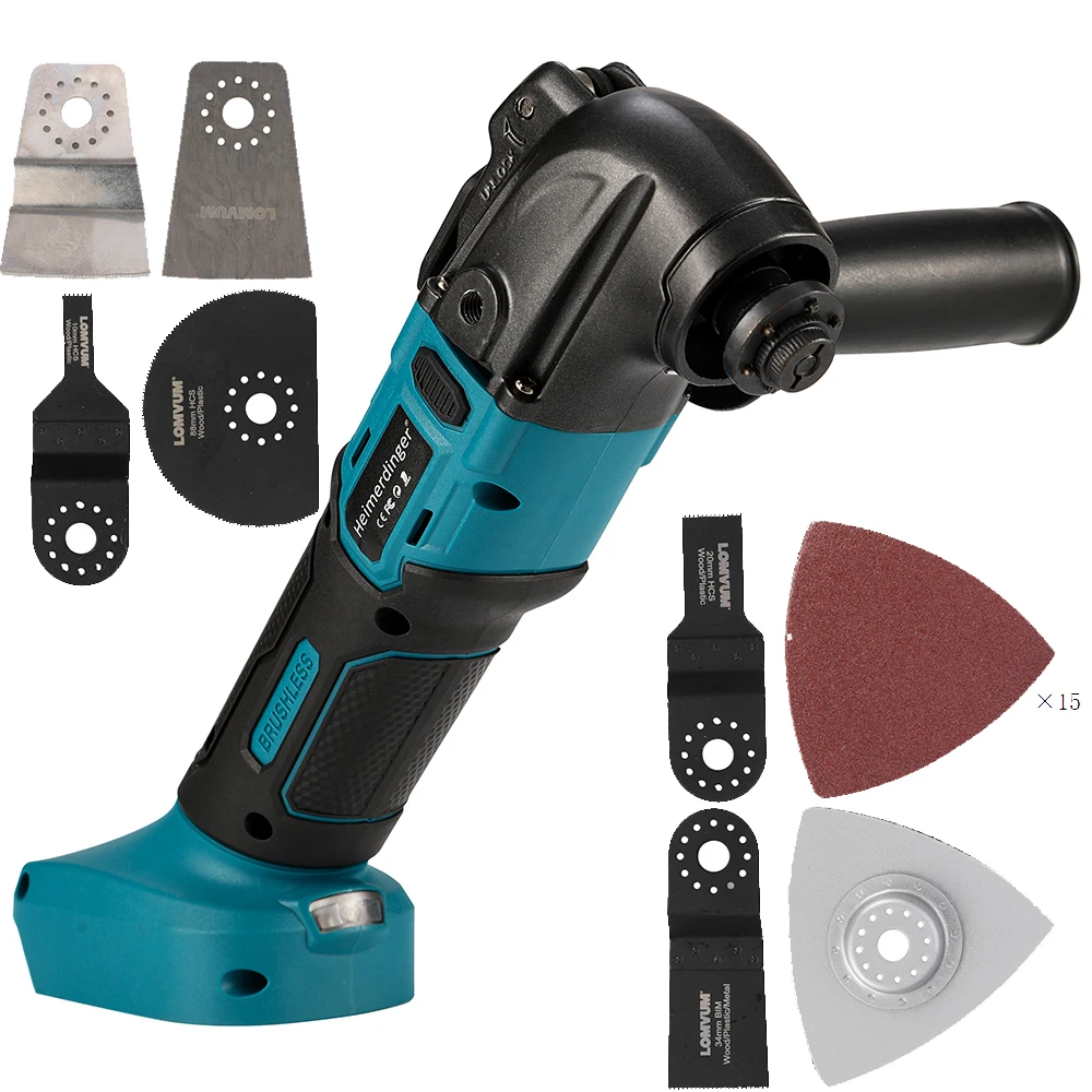 18V Brushless Oscillating Multi Tool cordless multi function tool ...