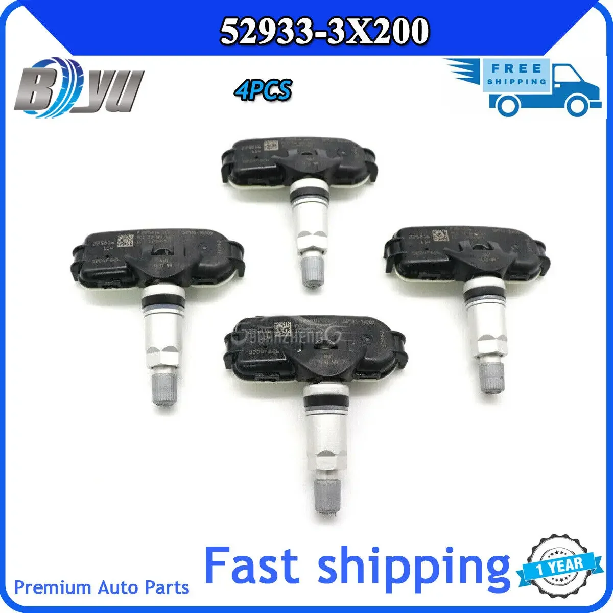 1-4pcs-TPMS-Tire-Pressure-Sensor-Monitoring-System-NEW-52933-3X200-For ...