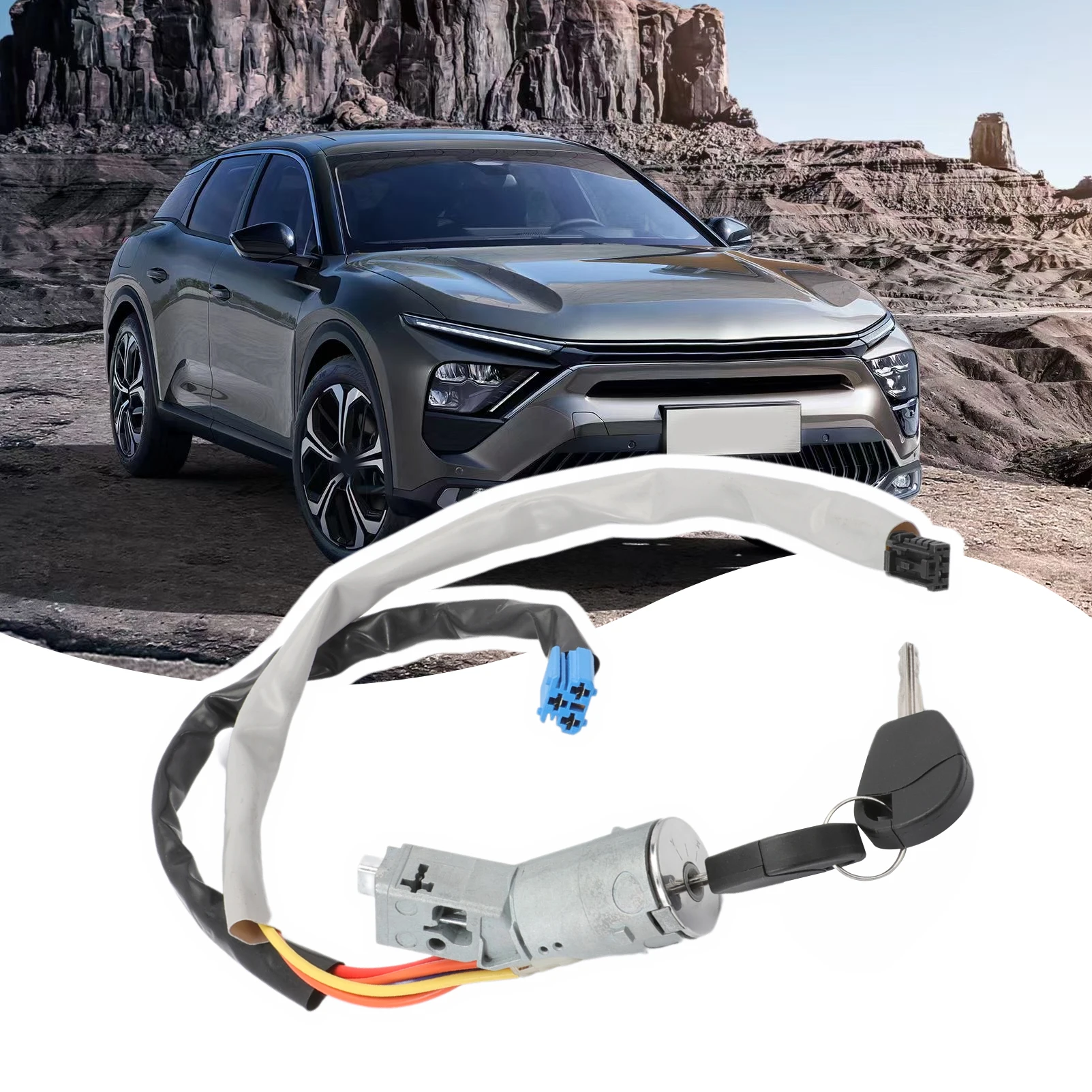 Car Steering Lock Kit compatible with Peugeot Partner Citroen Berlingo ...