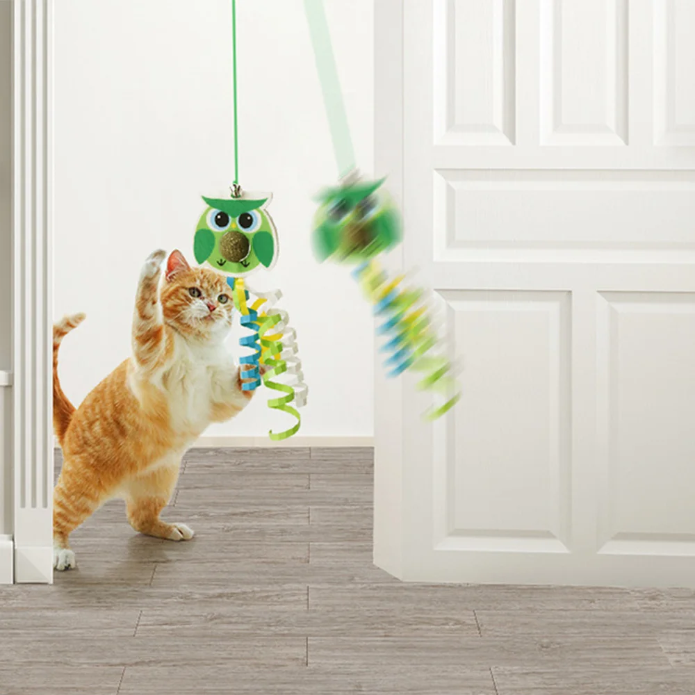 Cartoon-Cat-Toys-Hanging-Door-Style-Elastic-Rope-Feather-Amusing-Cat ...