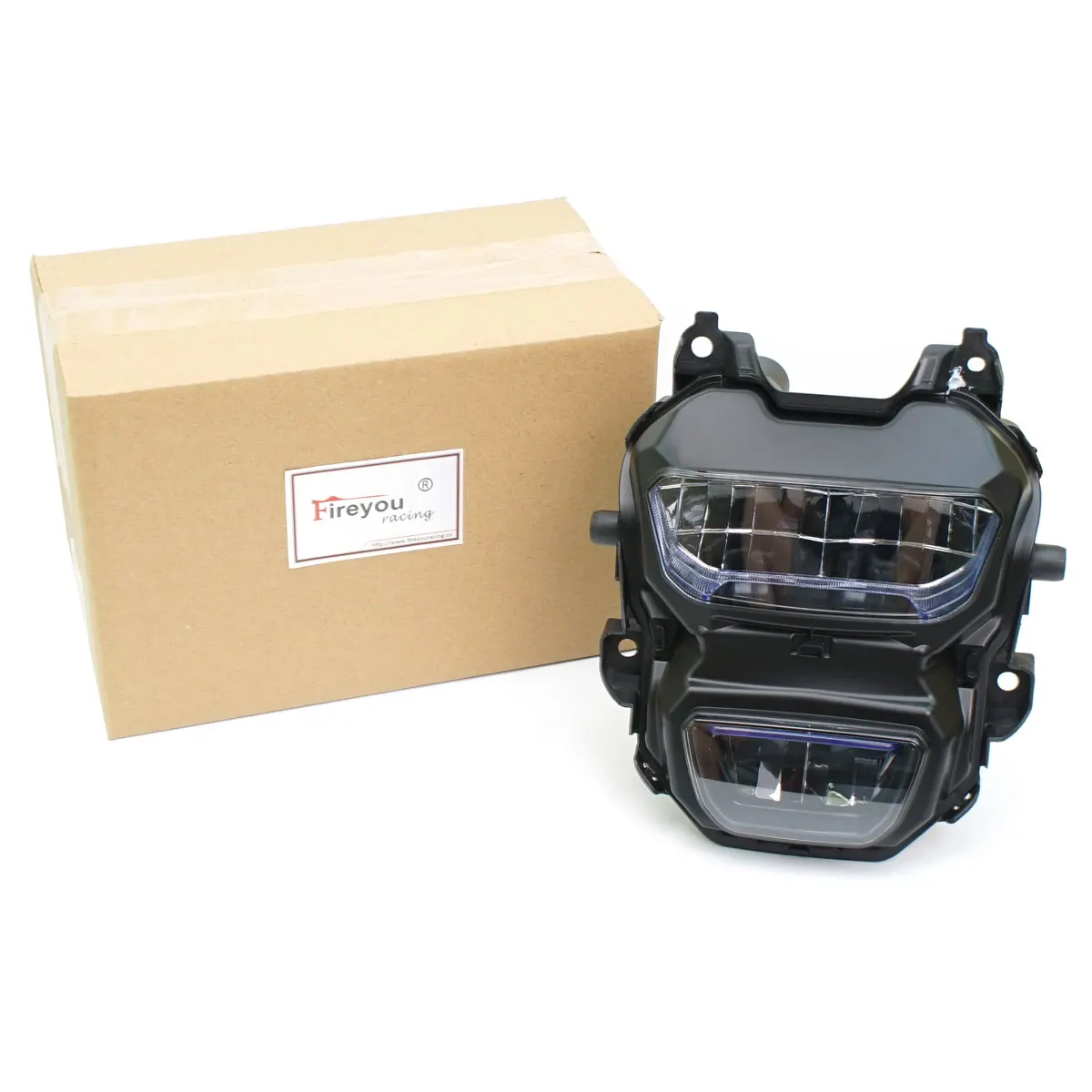 Motorcycle-Front-Light-Headlight-Windshield-LED-Lamp-For-Honda-GROM ...