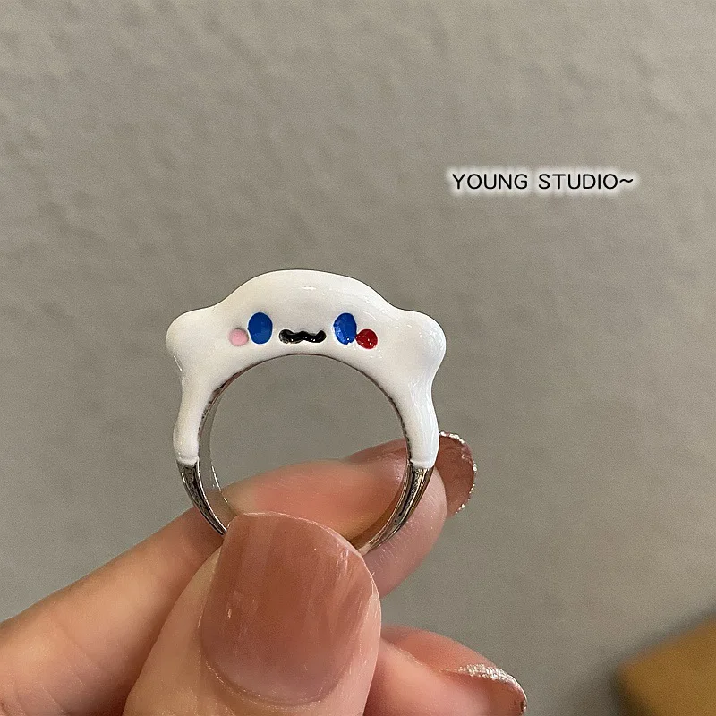 Kawaii Sanrio Rings Cinnamoroll Ring Sanrio Products Sanrio Korea ...