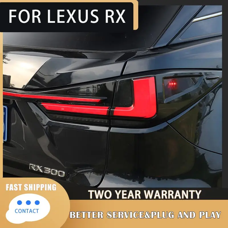1-Pair-LED-Tail-Lights-Assembly-for-Lexus-RX-2016-2021-Middle-Taillight ...