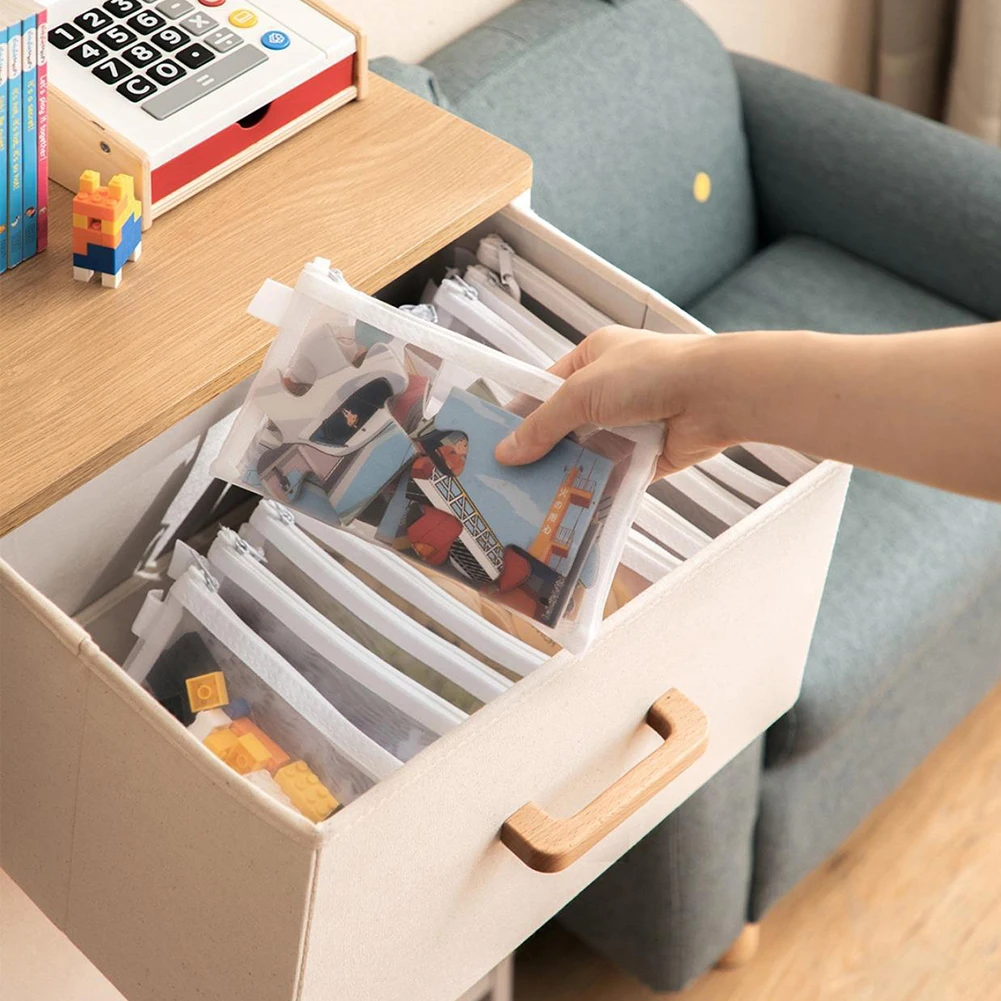 A4-A5-A6-Document-Bag-Transparent-File-Folders-Clear-Nylon-Mesh-Storage ...