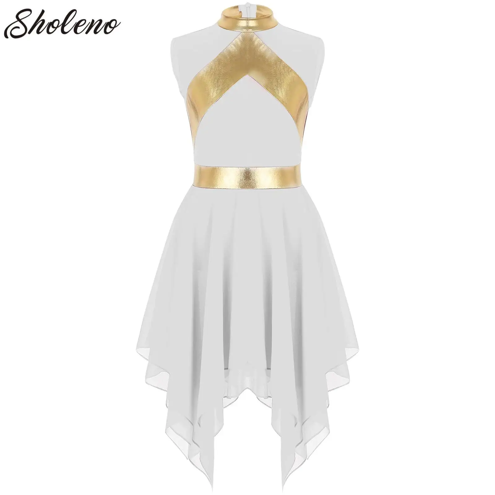 Kids-Girls-Praise-Lyrical-Ballet-Dance-Dress-Ballroom-Dancing-Church ...