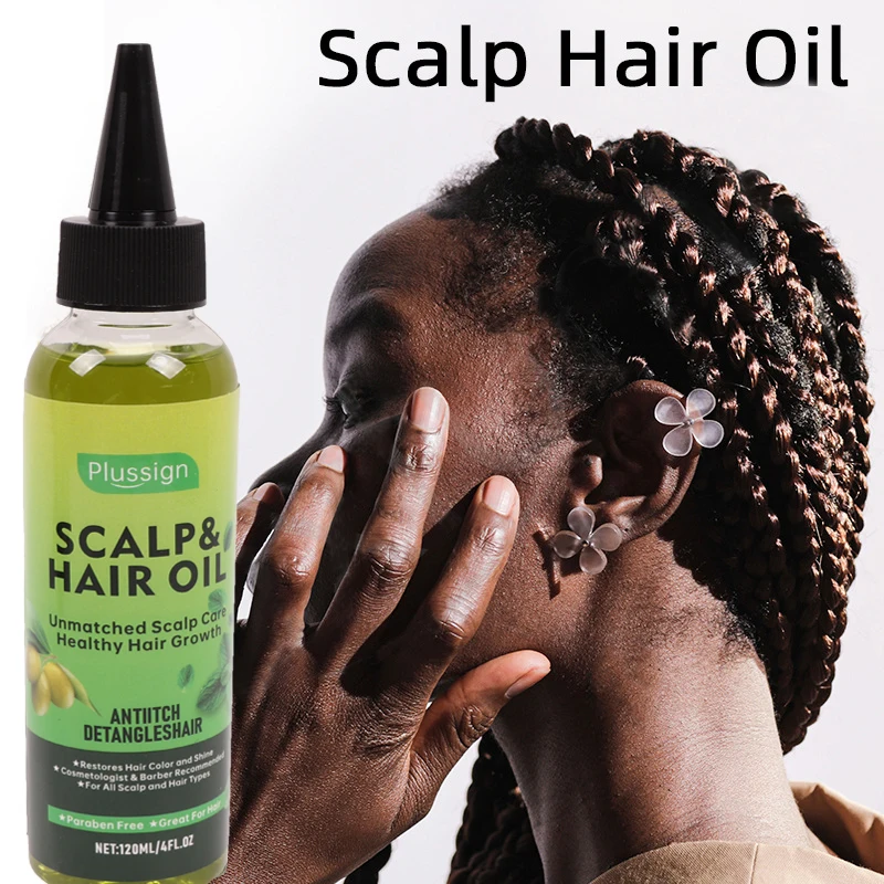 Plussign-Anti-Itching-Hair-Oil-For-Braid-Styling-Olive-Oil-Nourishing ...