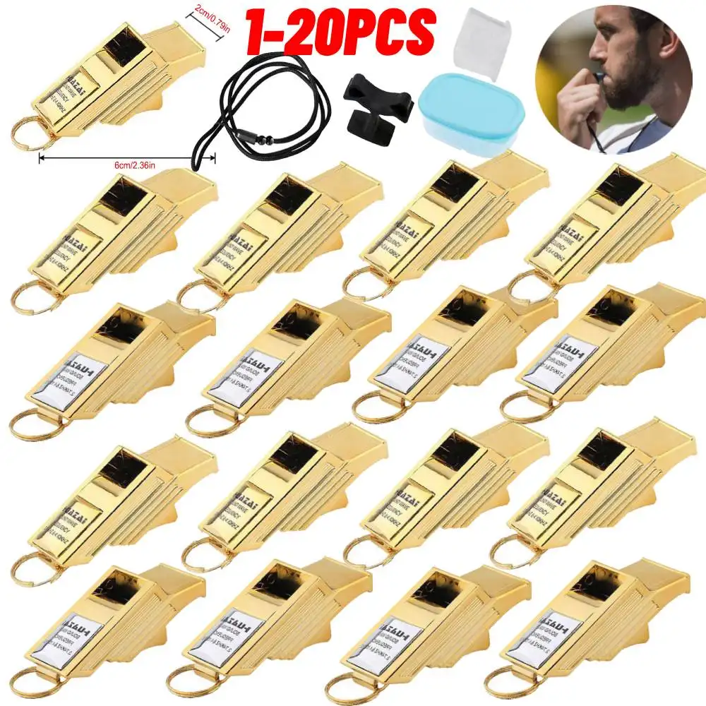 1-20PCS-Professional-Referee-Whistle-Soccer-Football-Training-Equipment ...