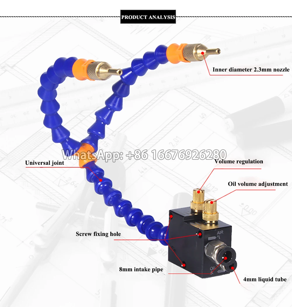 High Quality Mist Coolant Lubrication Spray System sprayer CNC Lathe ...