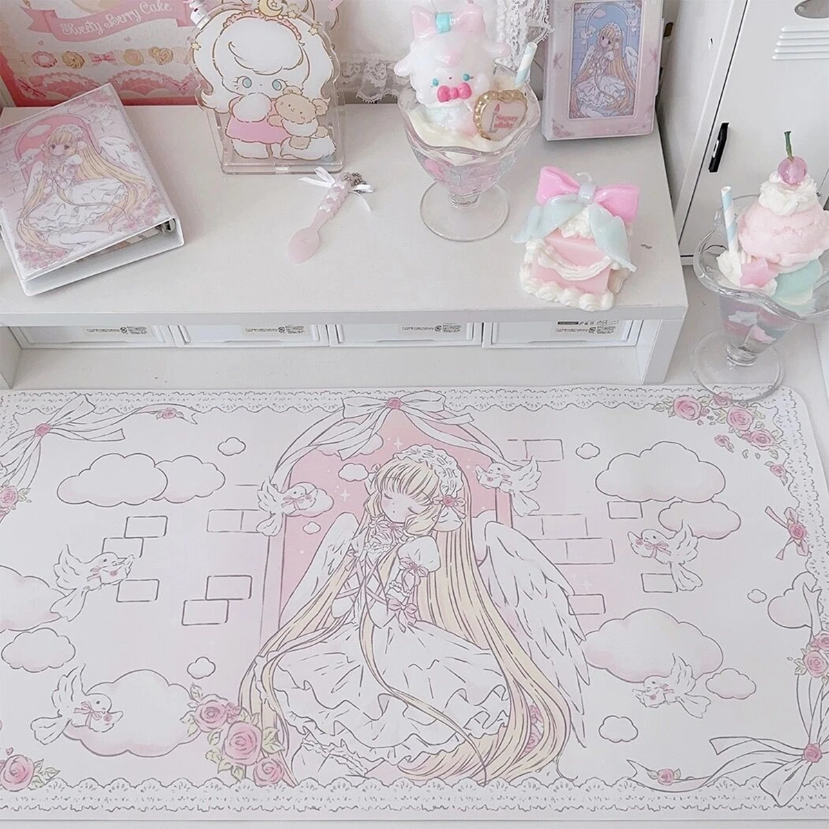 Large-Cartoon-Mouse-Pad-Waterproof-Gaming-Computer-Table-Mat-Kawaii ...