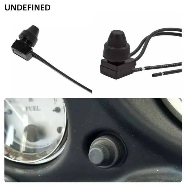 Speedometer Tripometer Reset Knob Button Rubber Boot For Harley Touring ...