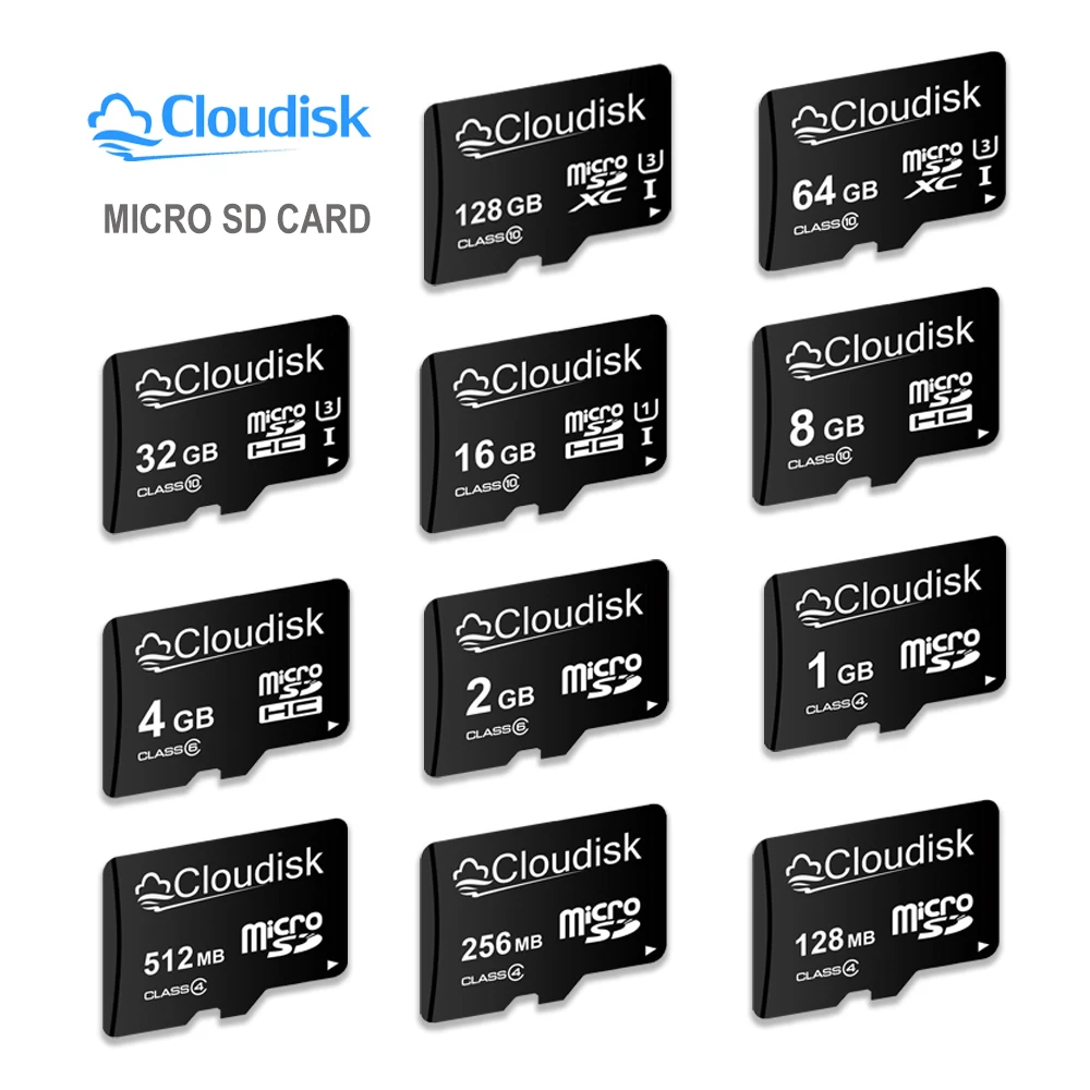 Cloudisk-Memory-Card-8GB-4GB-2GB-1GB-Micro-SD-Cards-128GB-64GB-32GB ...