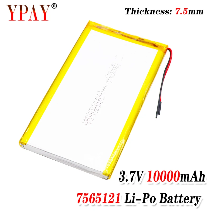 XINJ-3-7V-10000-MAh-Li-Polymer-Battery-3wires-For-Thermistor-7565121 ...