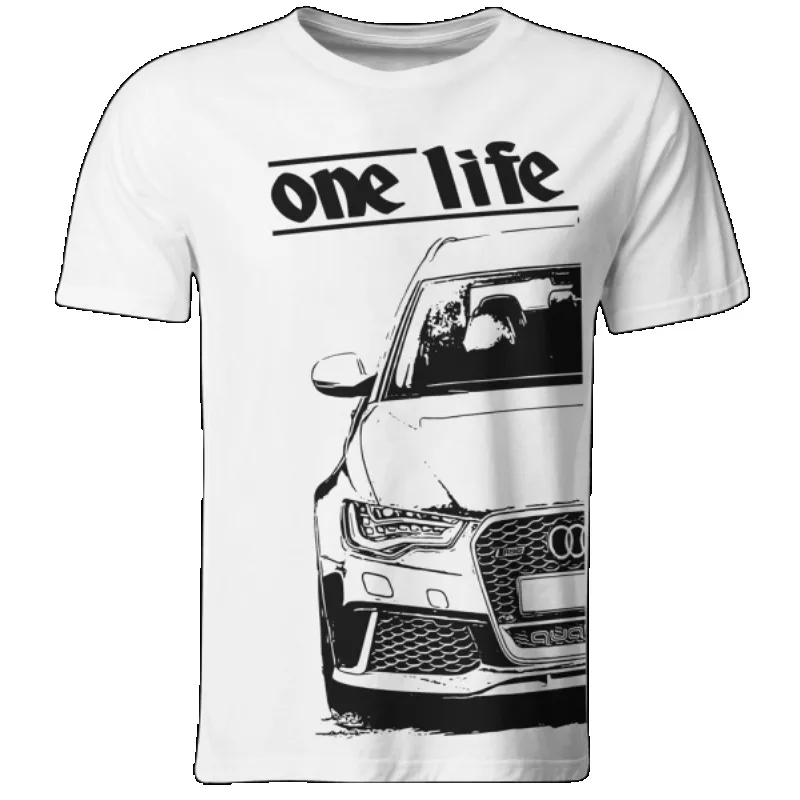New Audi Fans Racing Clothes F1 Men's Breathable Short-sleeved Round ...