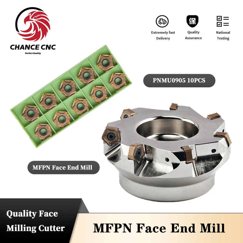 MFPN fast feed low resistance 66 degree milling cutter disc is equipped ...