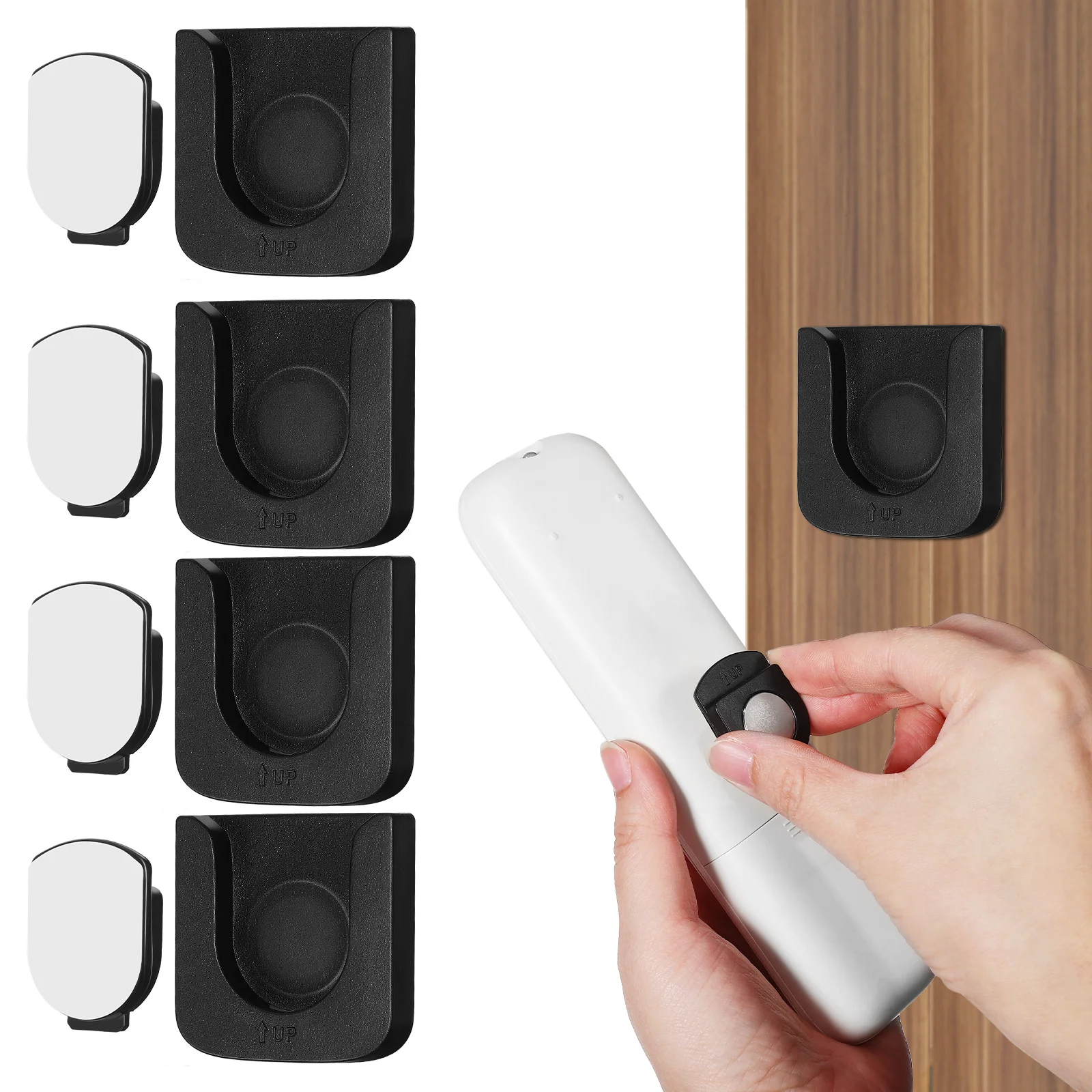 Magnetic-Hooks-Wall-Mount-Strong-Magnet-Holder-Anti-Lost-Remote-Control ...