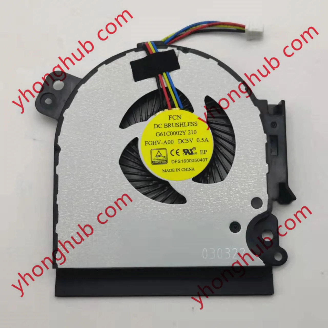 FCN A50 C DFS160005040T G61C0002Y 210 FGHV A00 DC 5V 0.5A Ventola Di ...