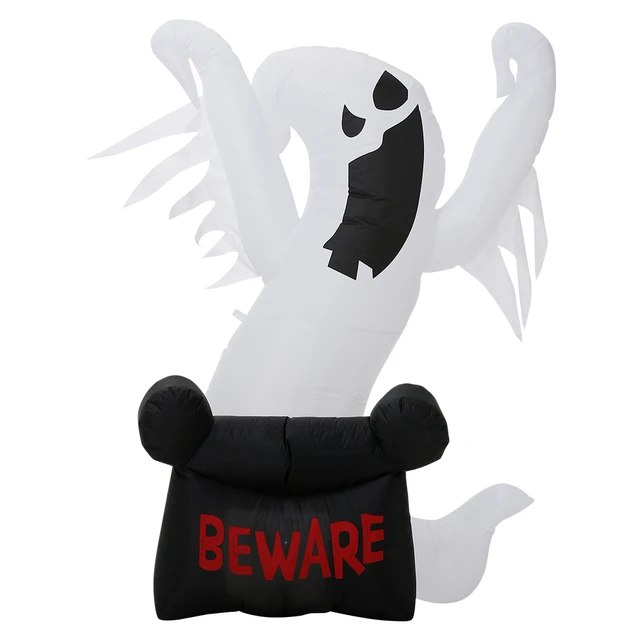 6-8 FT Halloween Inflatable Outdoor Decoration Dead Tree With Pumpkin ...