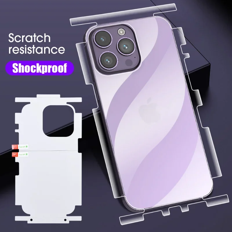 1-2Pack-Back-Screen-Protector-Side-Film-for-IPhone-14-13-12-Pro-Max ...