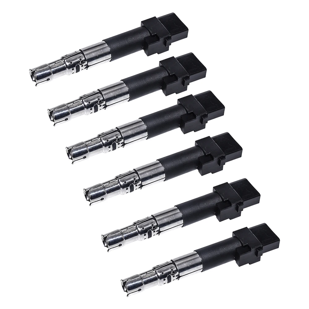 6Pcs-Ignition-Coils-For-Audi-A3-Q7-TT-Quattro-Porsche-Cayenne-VW-CC ...