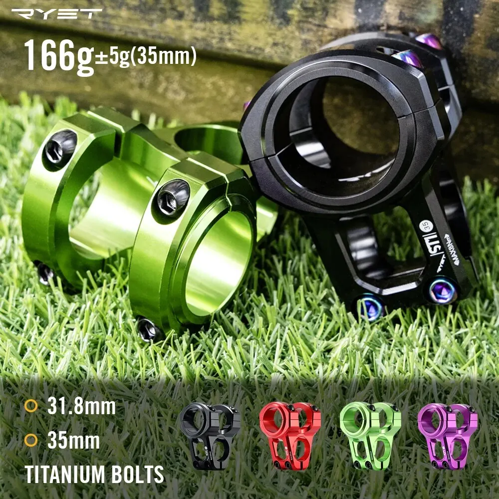 RYET-MTB-Stem-Mountain-Road-Bike-Stem-31-8mm-35mm-Downhill-Handlebar ...