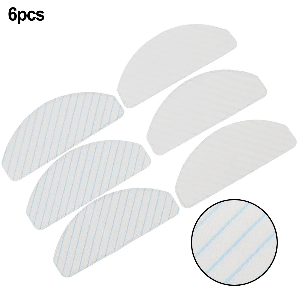 6-Pack-Microfiber-Mop-Rag-For-Yeedi-Vac-2pro-Vacuum-Cleaner-Spare-Parts ...