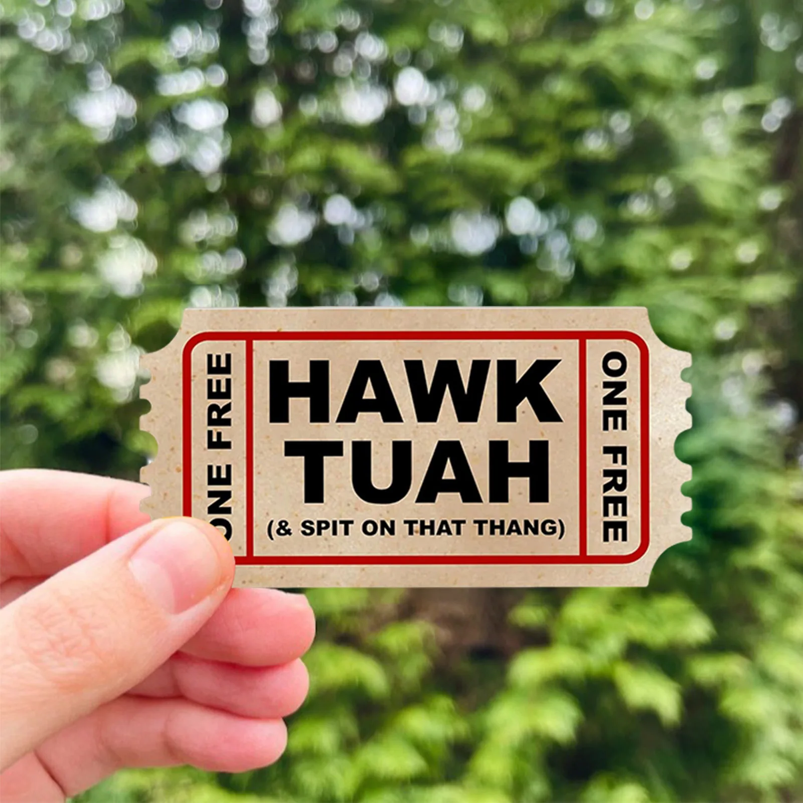 Hawk Tuah Aufkleber