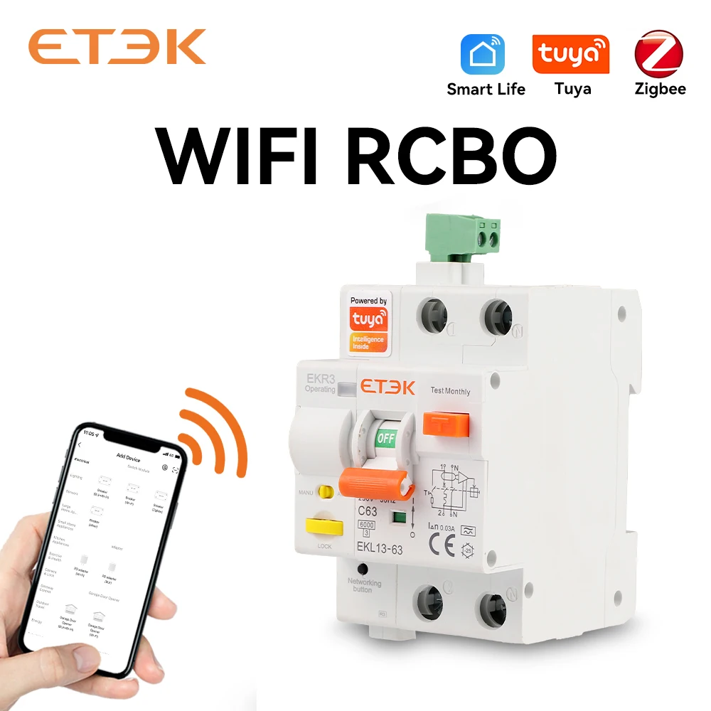 ETEK-Tuya-WlFl-Disjuntor-inteligente-RCBO-controle-remoto-prote-o ...
