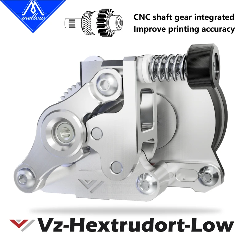 Mellow CNC All Metal Vz Hextrudort Low Extruder With 8T Motor One Shaft ...