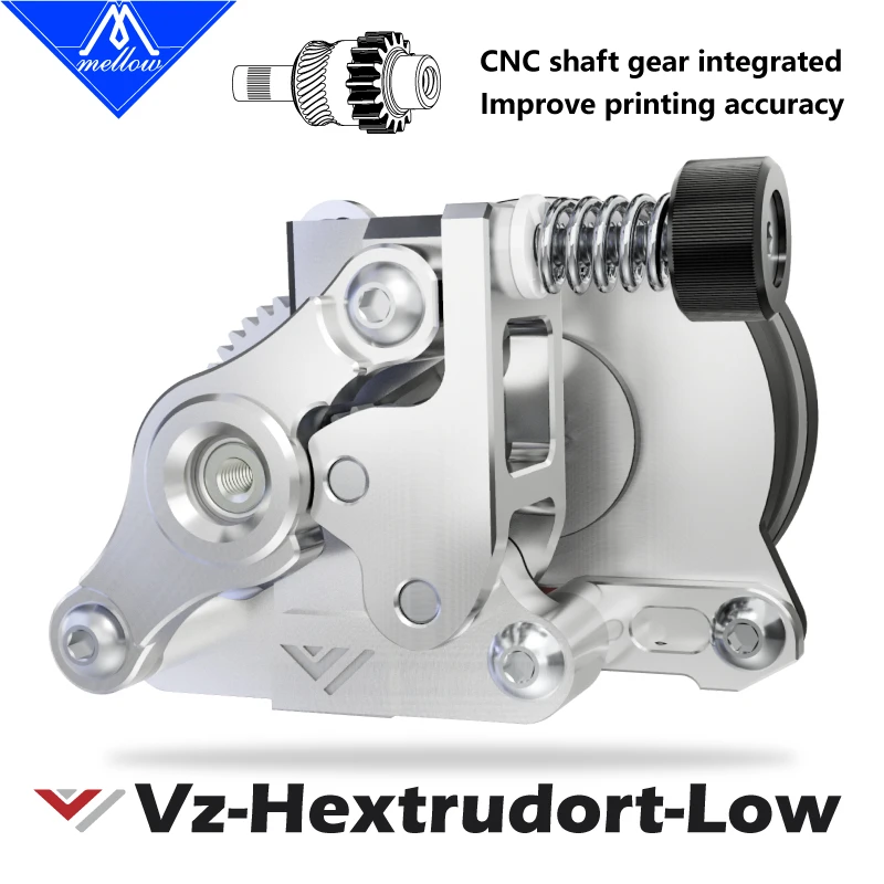 Mellow CNC All Metal Vz Hextrudort Low Extruder With 8T Motor One Shaft ...