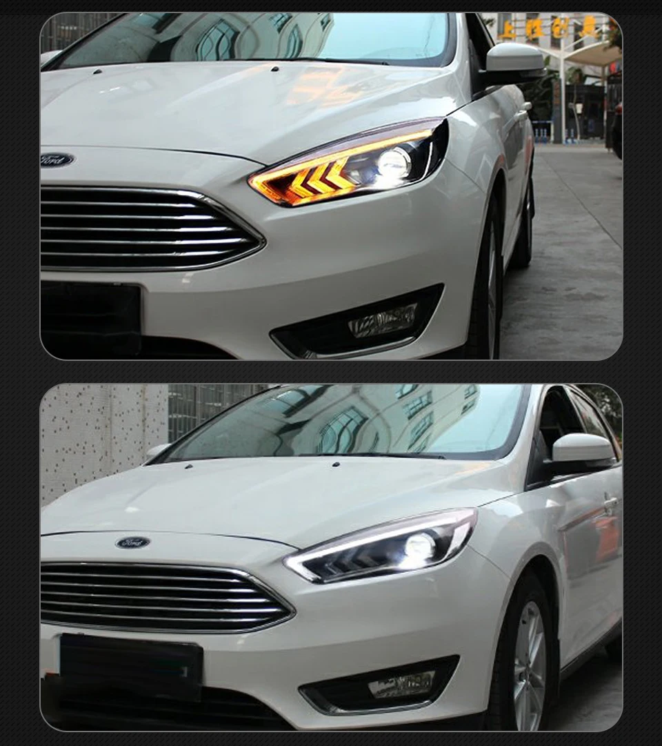 Ford Focus Headlights 2015-2017 New Focus Led Headlight Dynamic Signal ...