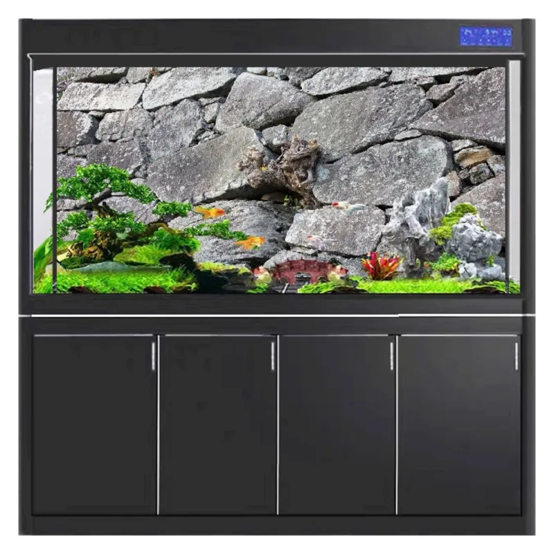 3D-Marble-Fish-Tank-Landscaping-Stickers-Aquarium-Landscaping ...