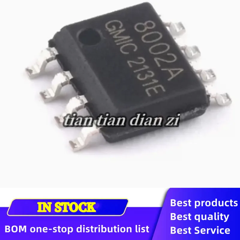 10pcs 8002A universal audio power amplifier IC TC8002D 8002B Chip Sop-8 ...
