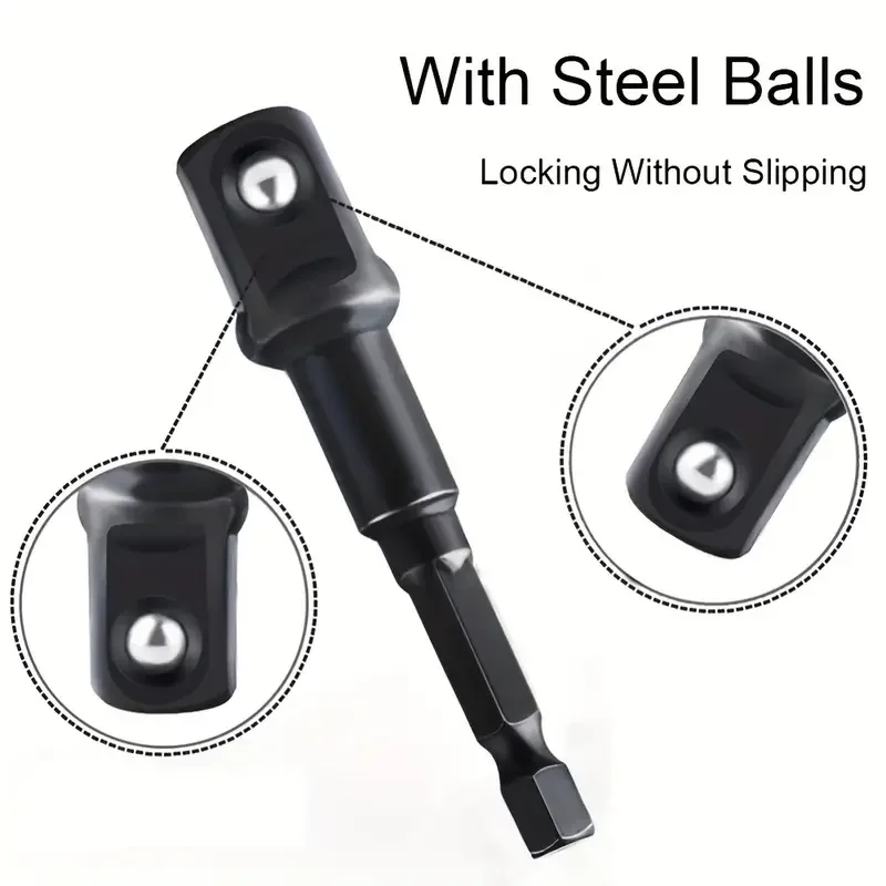 1pc-Impact-Socket-Adapter-1-4-3-8-Inch-Nut-Driver-Sockets-Hex-Shank ...